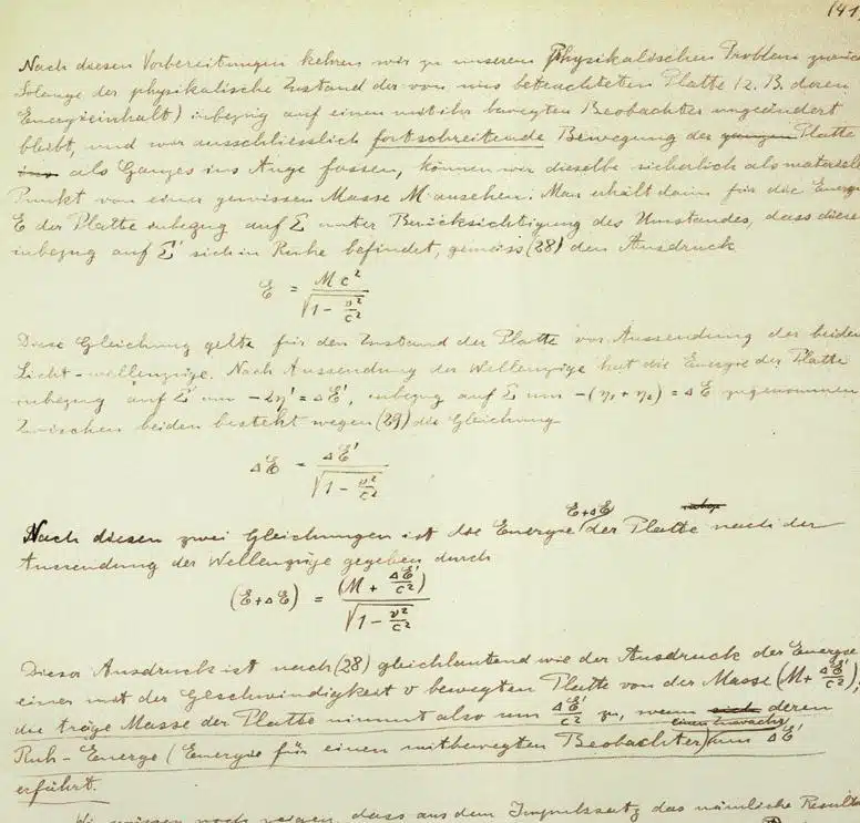 The complete original manuscript of General Relativity will be ...