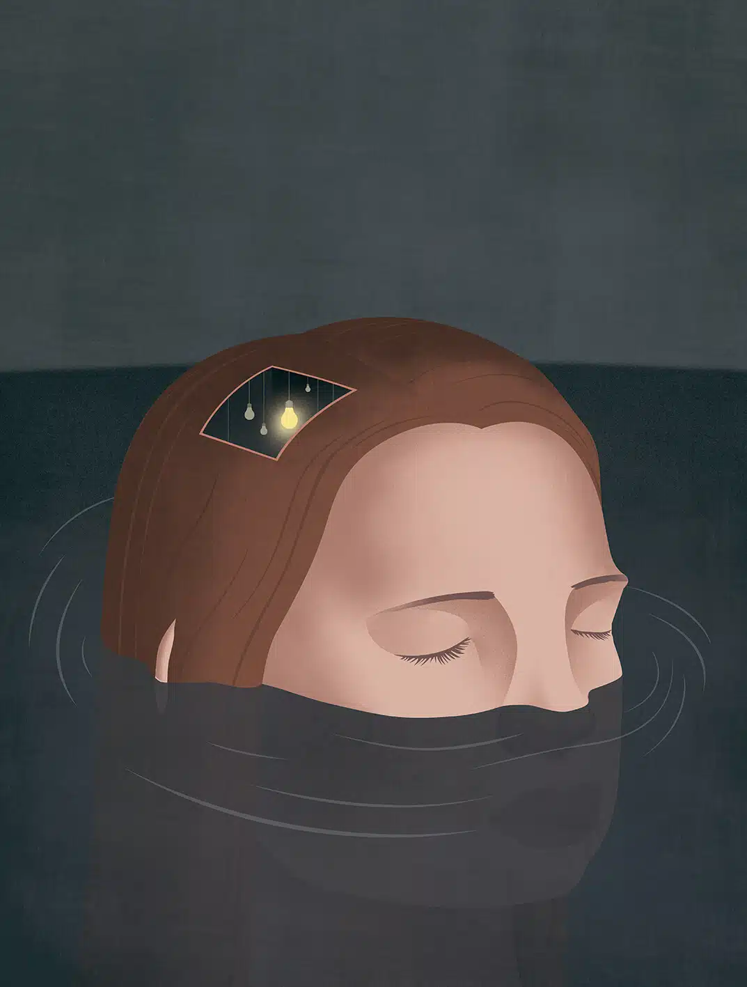 In sleep, the brain is active and reacts strongly to sounds, but a ...