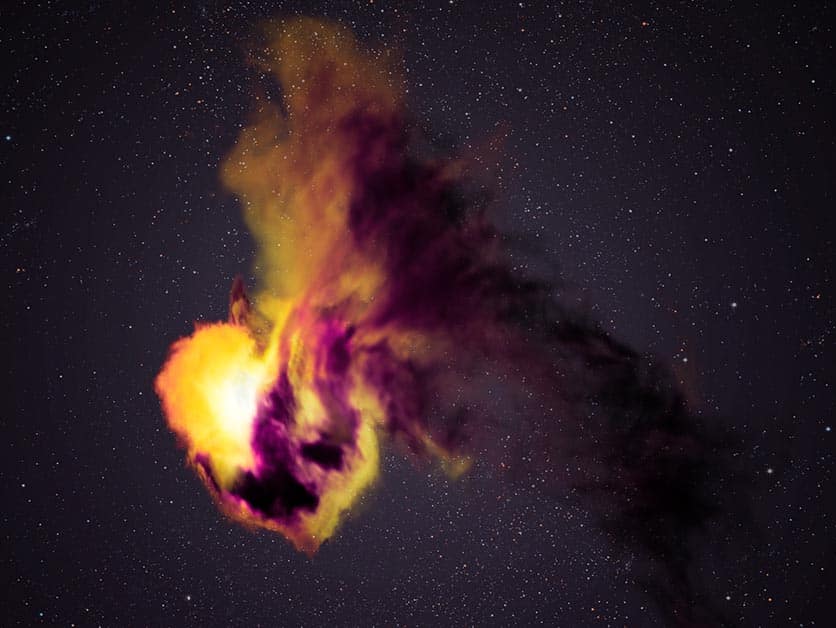 Giant star caught naked, revealing source of silicon and sulfur formation - Science - Hayadan