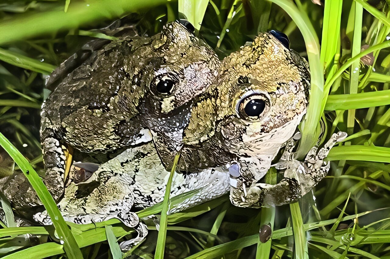 Toads mating. Credit: University of Tennessee at Knoxville - Hayadan ...