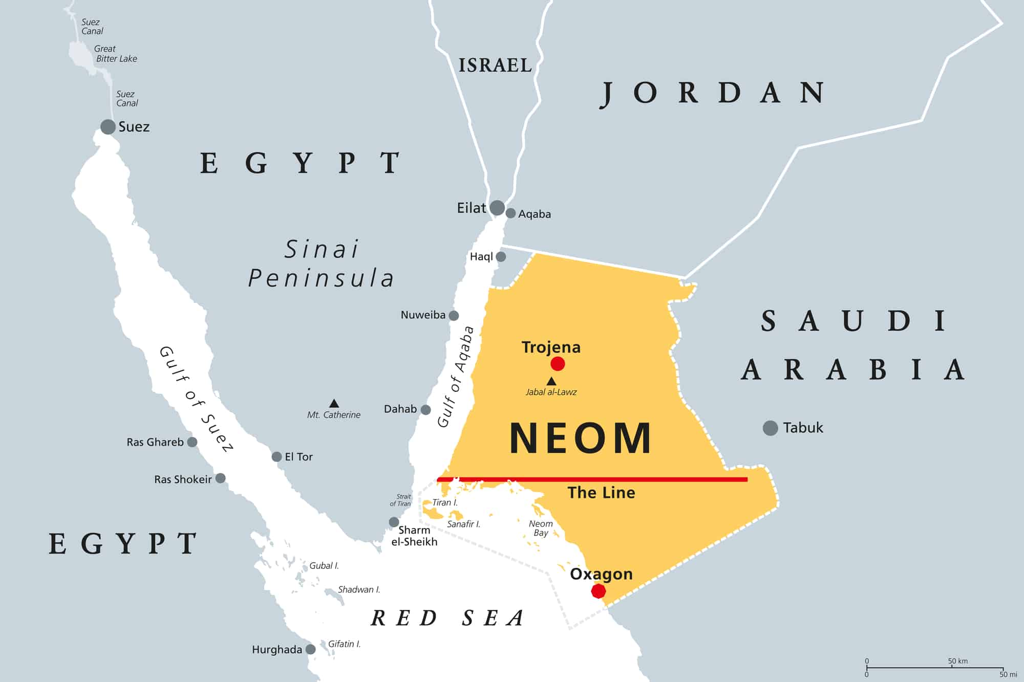 Trojan Archive Key phrase: Downsizing the NEOM project - Hayadan - Hayadan